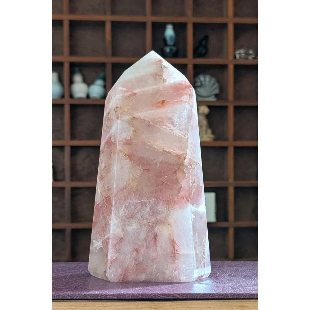 Accents | 111 Large Pink Rock Tower | Poshmark
